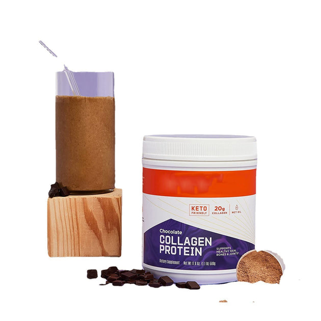 Chocolate Collagen Protein Powder – Shiny bee